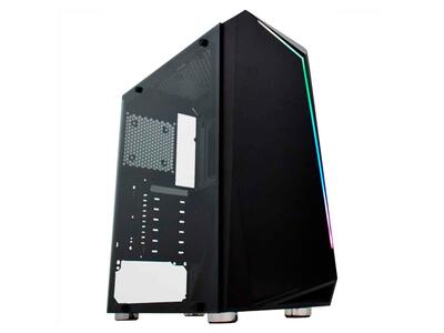 GABINETE GAMER MICRO ATX/ ITX SEM FONTE HAWK IV CG-35KR PRETO/RGB K-MEX ...